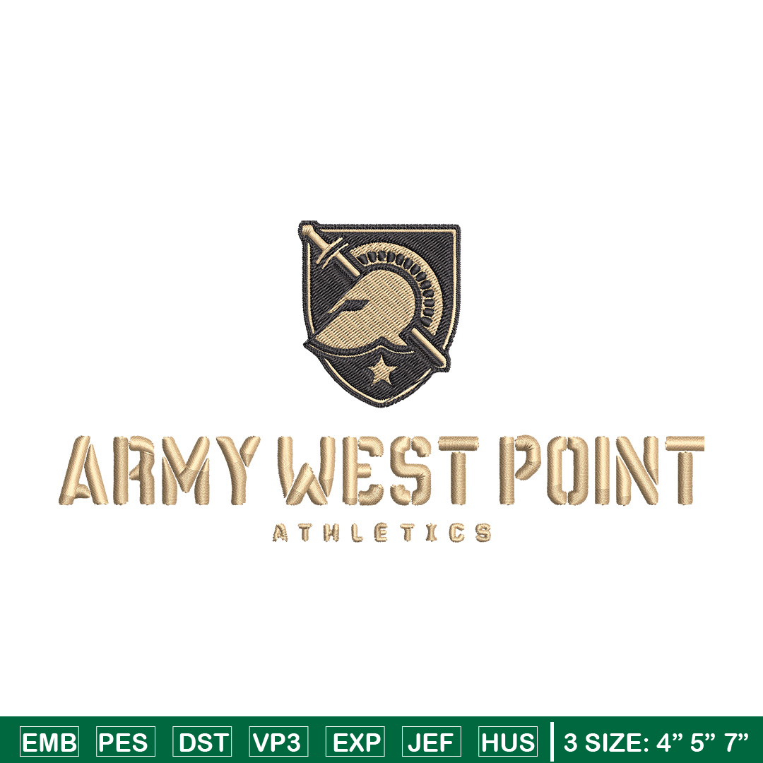 Army Black Knights Logo embroidery design, NCAA embroidery, | Inspire ...