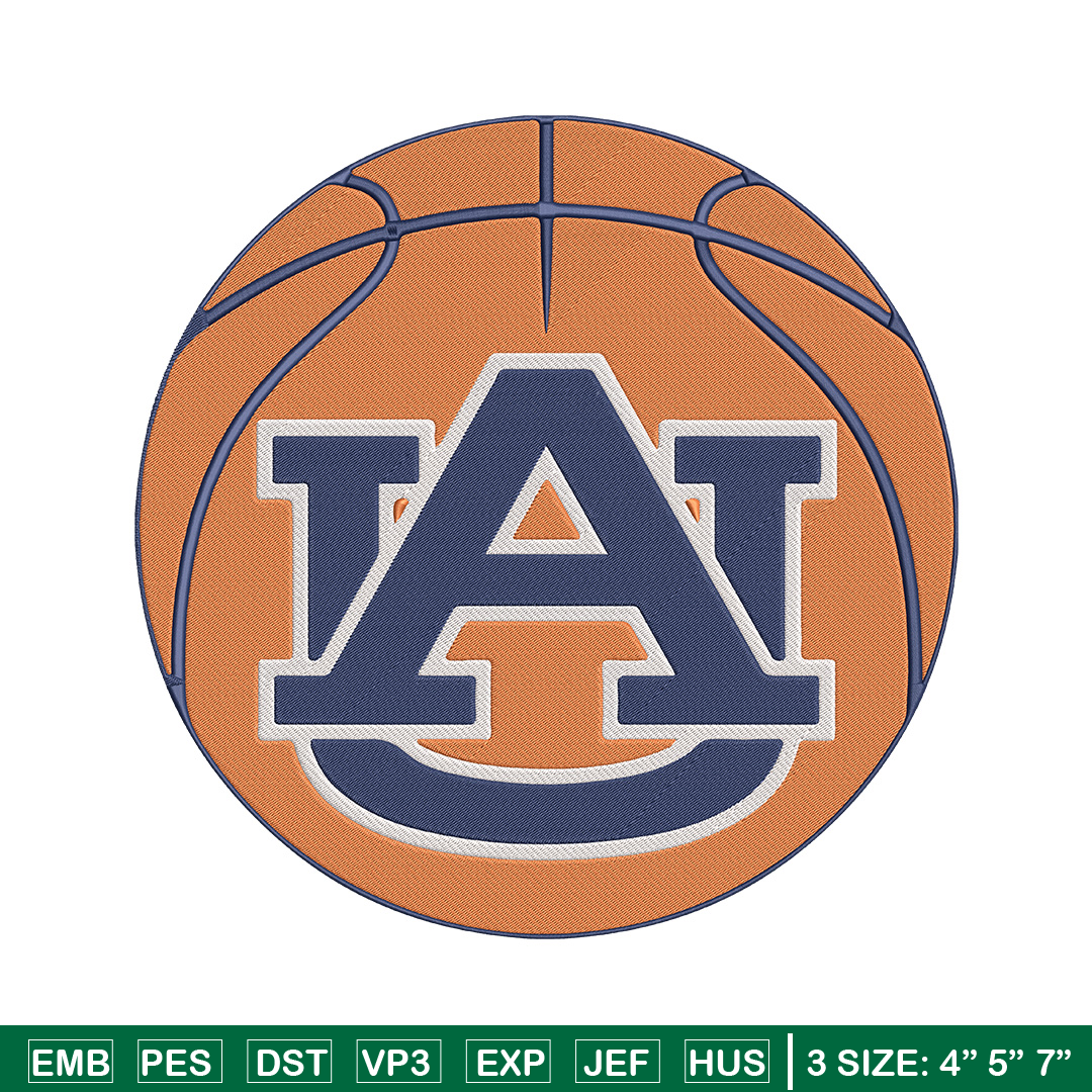 Auburn University logo embroidery design, NCAA embroidery, S | Inspire ...