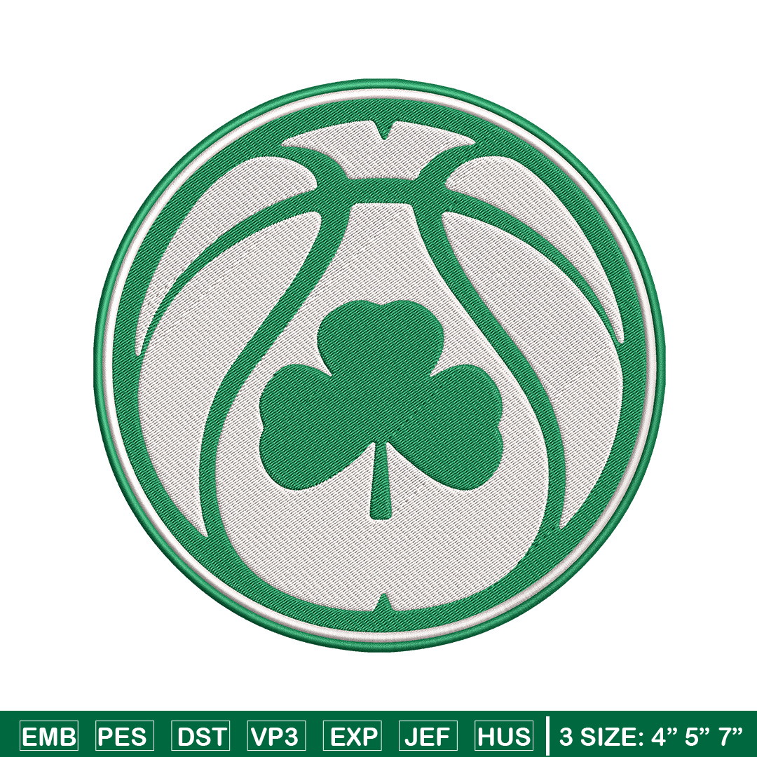 Boston Celtics logo embroidery design, NBA embroidery,Sport | Inspire ...