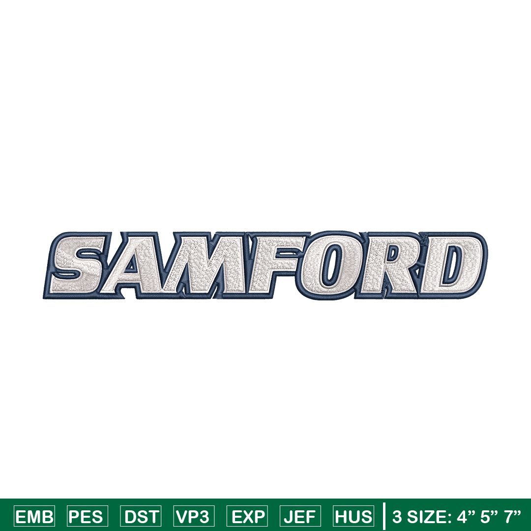 Samford university logo embroidery design, NCAA embroidery, | Inspire ...