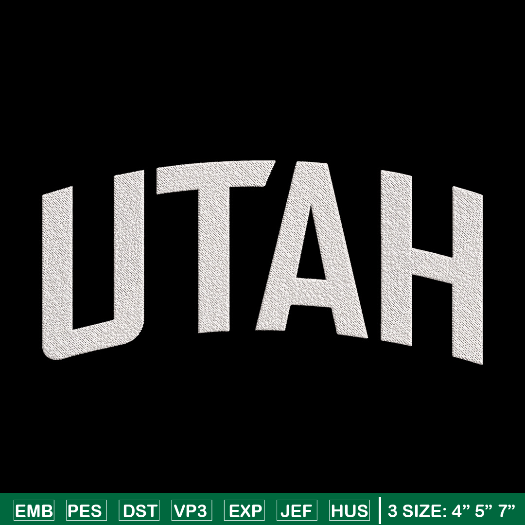Utah Jazz logo embroidery design, NBA embroidery,Sport embro | Inspire ...