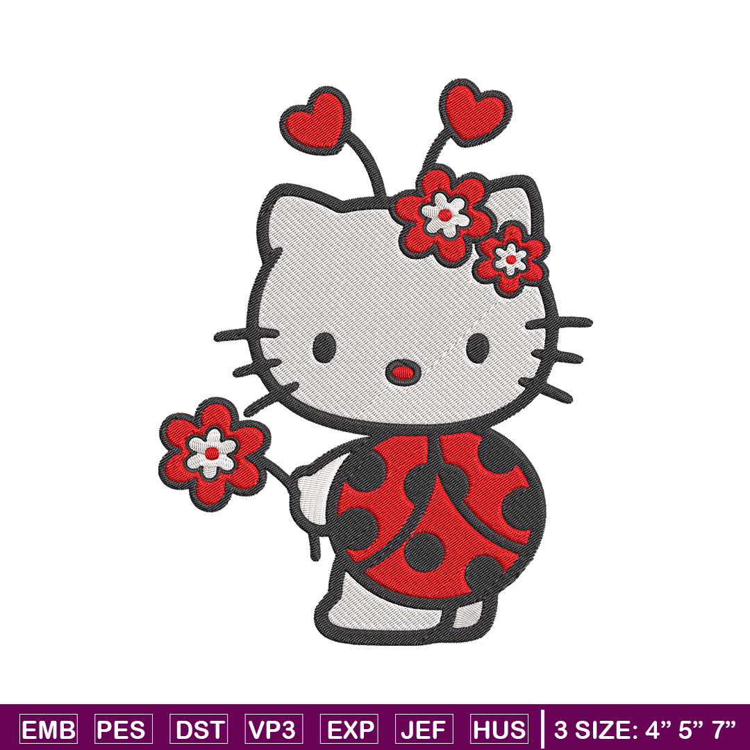 Hello kitty cute Embroidery Design, Hello kitty Embroidery,E | Inspire ...