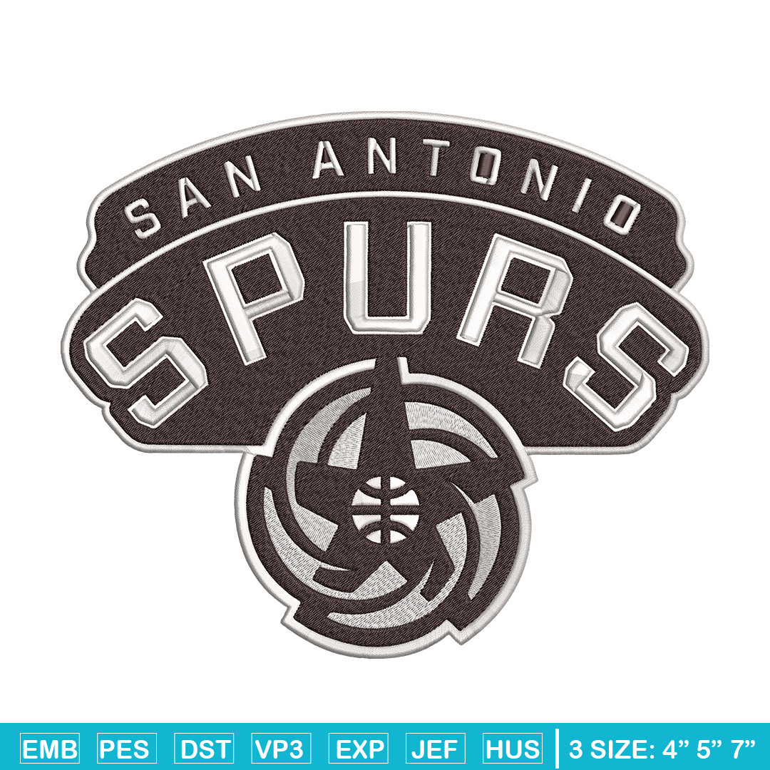 San Antonio Spurs logo embroidery design, NBA embroidery, Em | Inspire ...