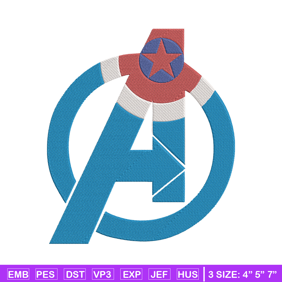 Captain america Embroidery Design, Marvel Embroidery, Embroi | Inspire ...