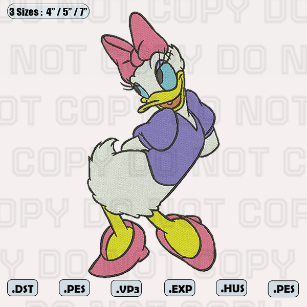 Daisy Duck Embroidery Designs Disney Embroidery Designs Di Inspire Uplift