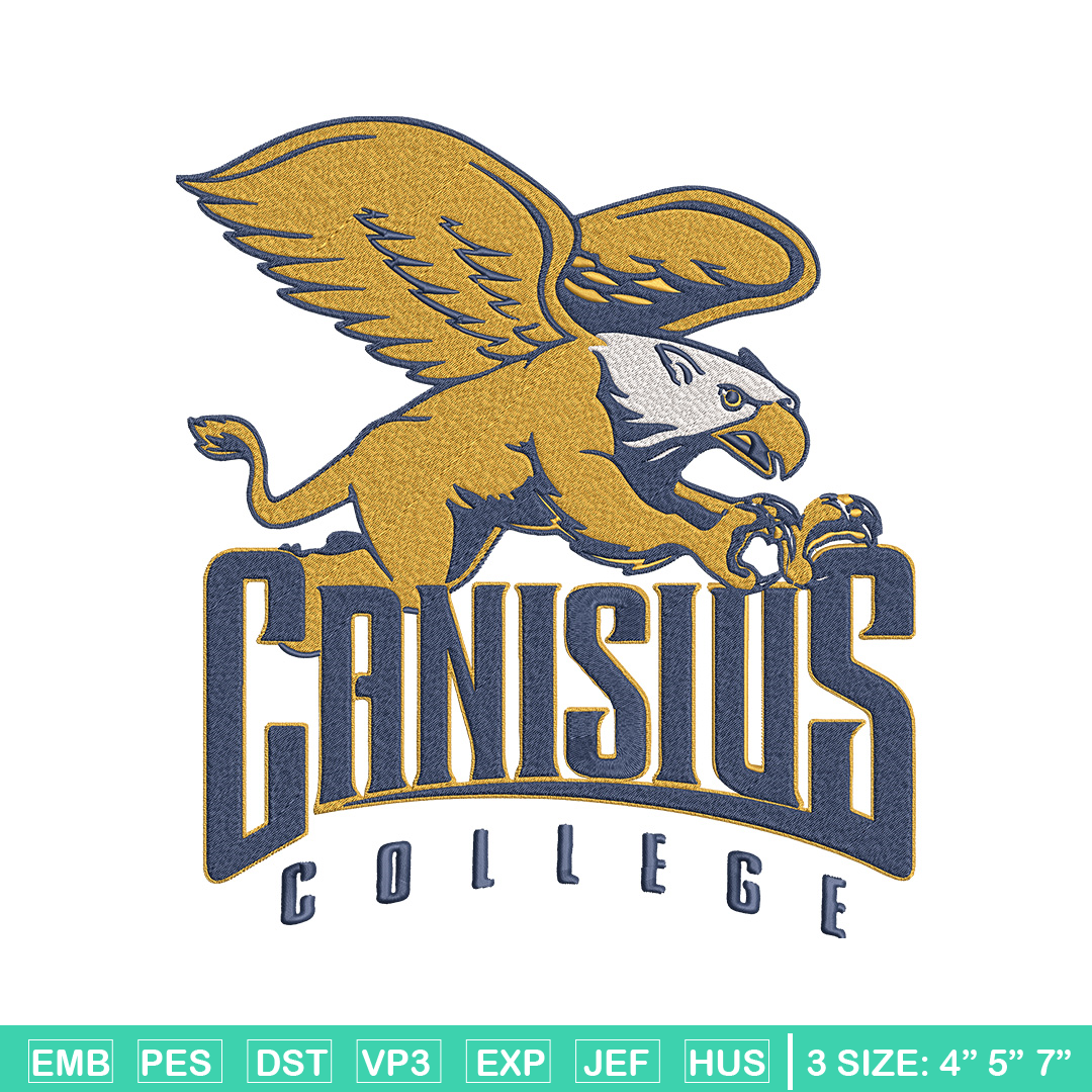Canisius College Logo embroidery design, NCAA embroidery,Spo | Inspire ...