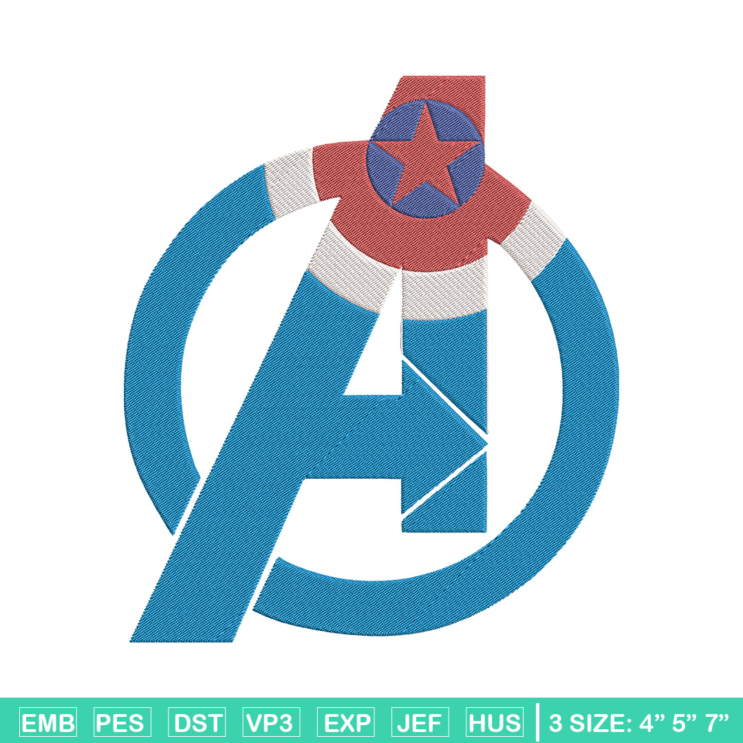 Captain america Embroidery Design, Marvel Embroidery, Embroi | Inspire ...