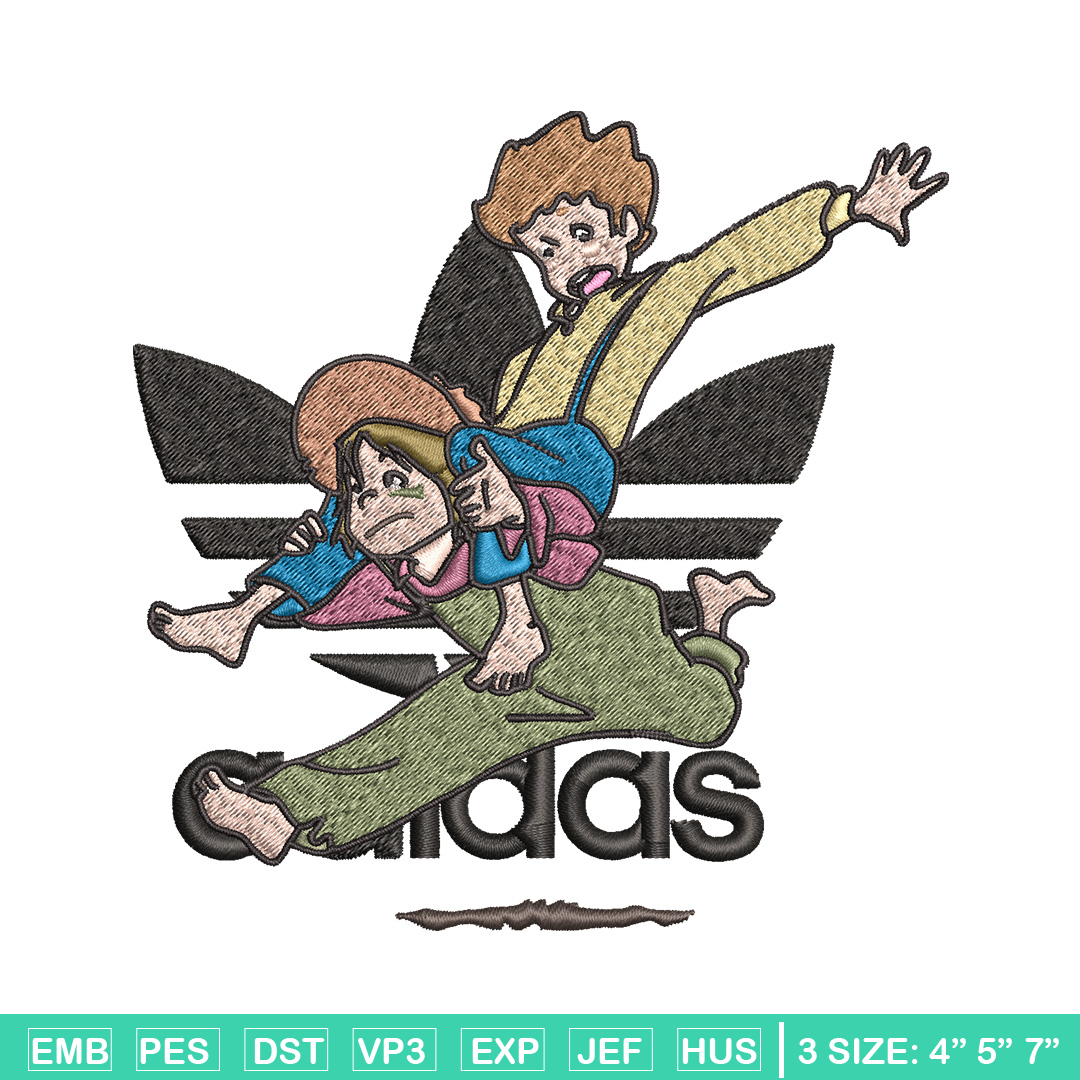 Cartoon adidas Embroidery Design, Adidas Embroidery, Embroid | Inspire ...
