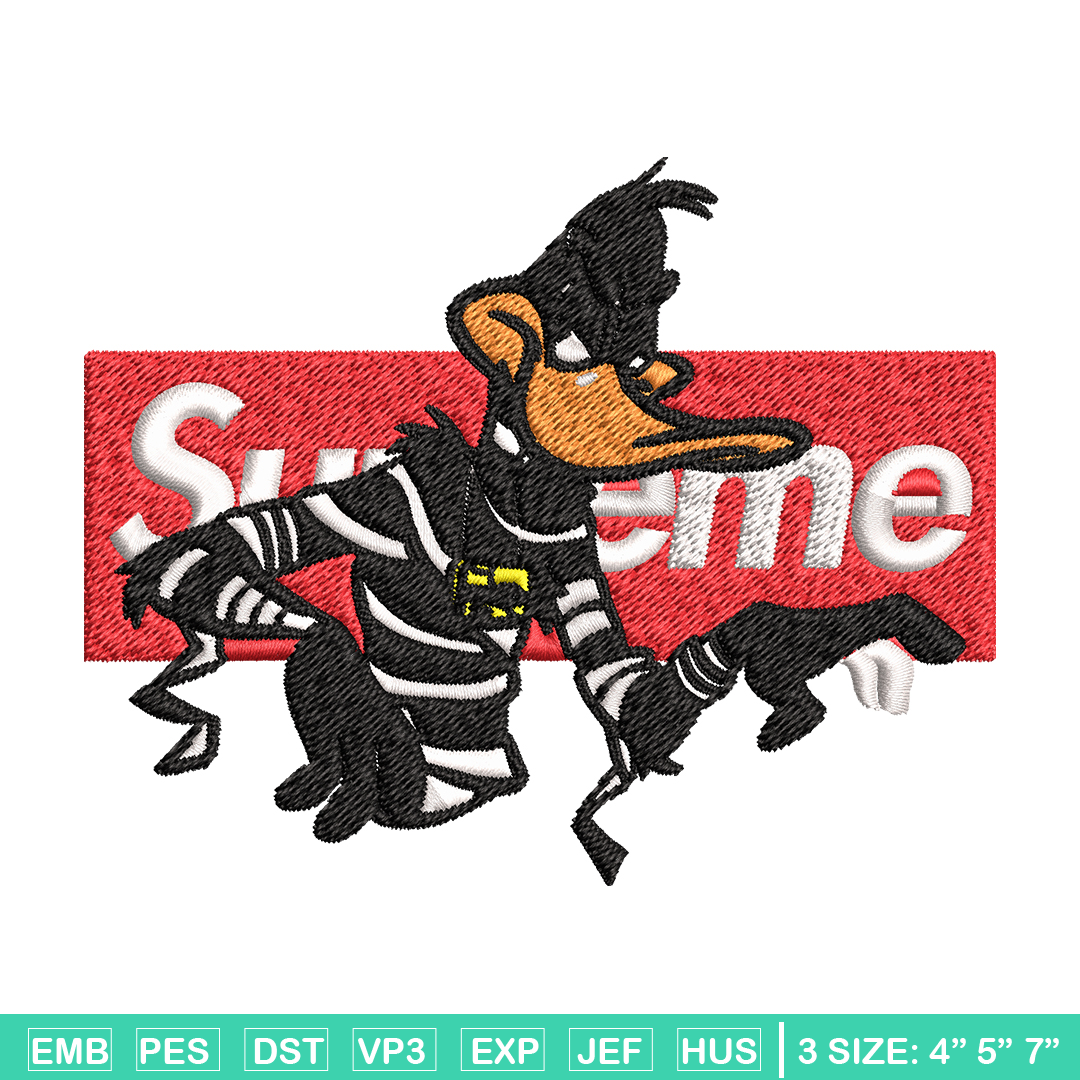Daffy Duck Supreme Embroidery design, Daffy Duck Embroidery, | Inspire ...