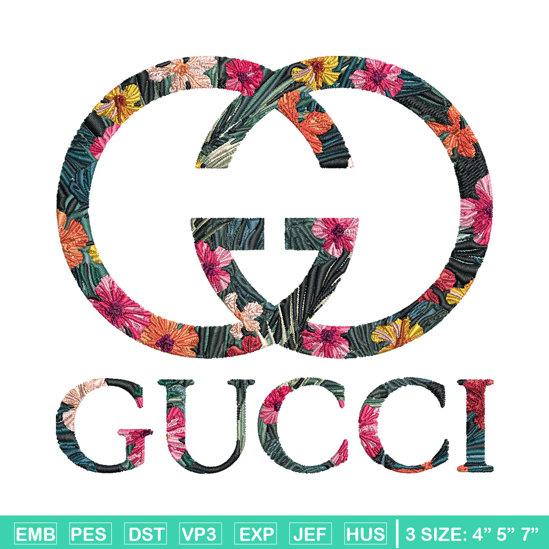 Gucci flower Embroidery Design, Gucci Embroidery, Brand Embr | Inspire ...