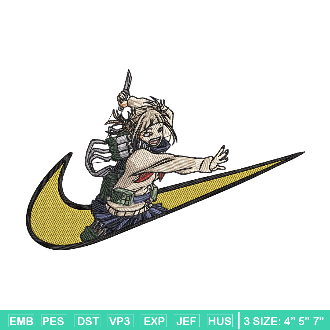 Himiko toga x nike Embroidery Design, Mha Embroidery, Embroi | Inspire ...