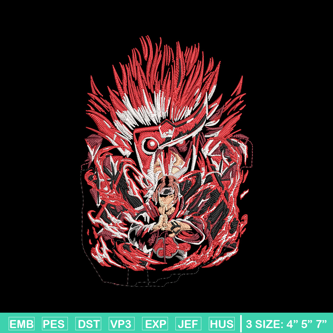 Itachi Poster Embroidery Design, Naruto Embroidery, Embroide | Inspire ...