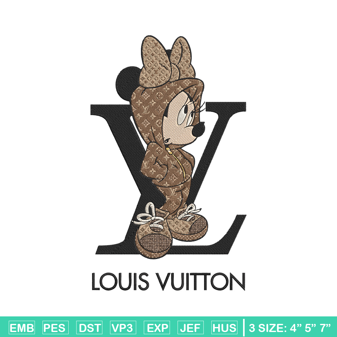 LV x mickey Embroidery Design, Mickey Embroidery, Embroidery | Inspire Uplift