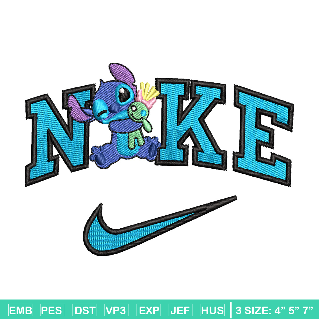 Nike stitch cute embroidery design, Stitch embroidery, Nike | Inspire ...