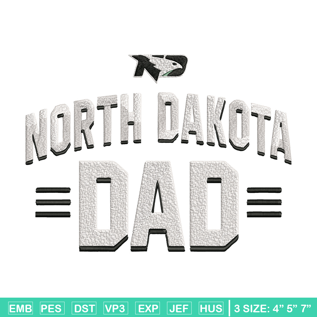 North Dakota logo embroidery design,NCAA embroidery,Embroide | Inspire ...
