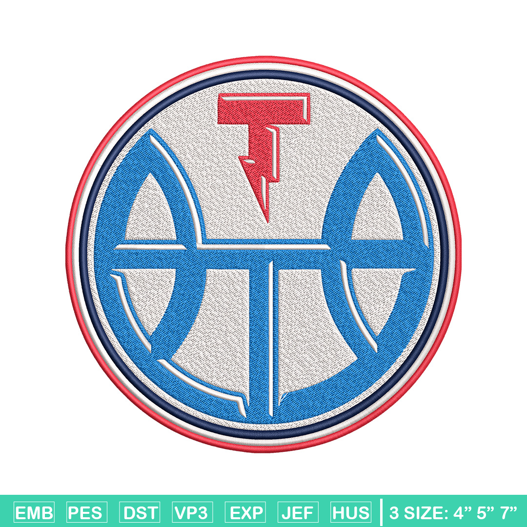 Oklahoma City Thunder logo embroidery design, NBA embroidery | Inspire ...