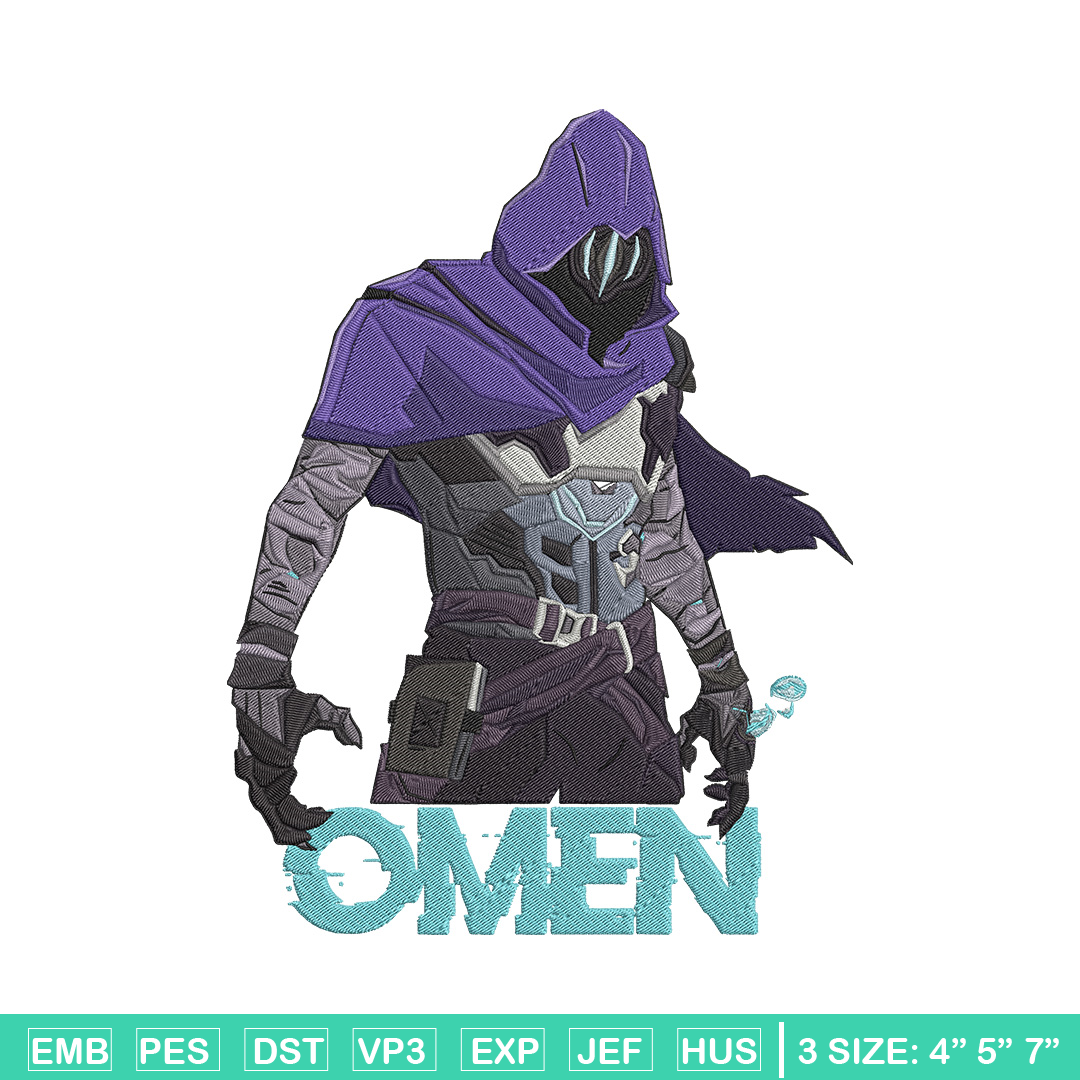 Omen poster Embroidery Design, Valorant Embroidery, Embroide | Inspire ...