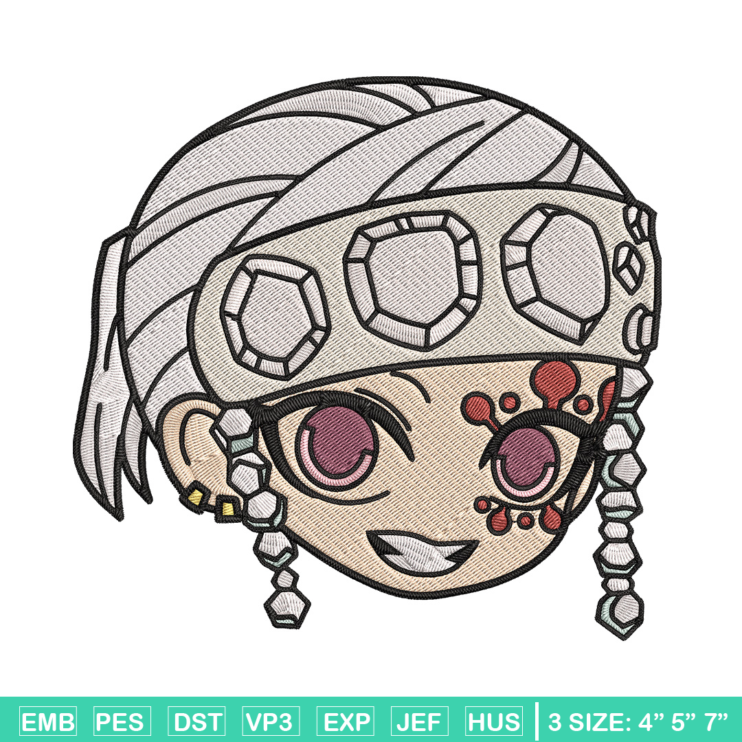 Tengen sticker Embroidery Design, Demon slayer Embroidery, E | Inspire ...