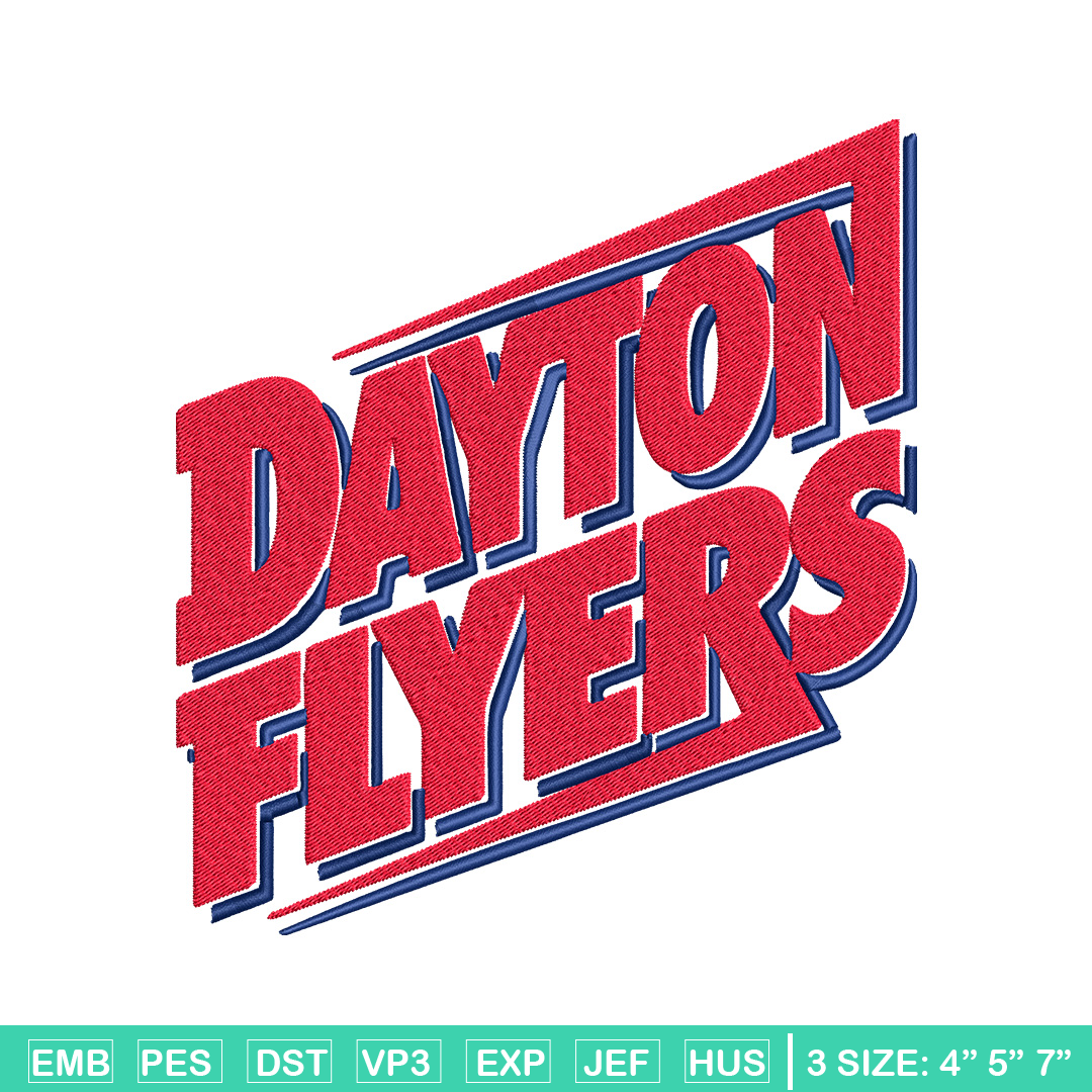 University of Dayton logo embroidery design, NCAA embroidery | Inspire ...