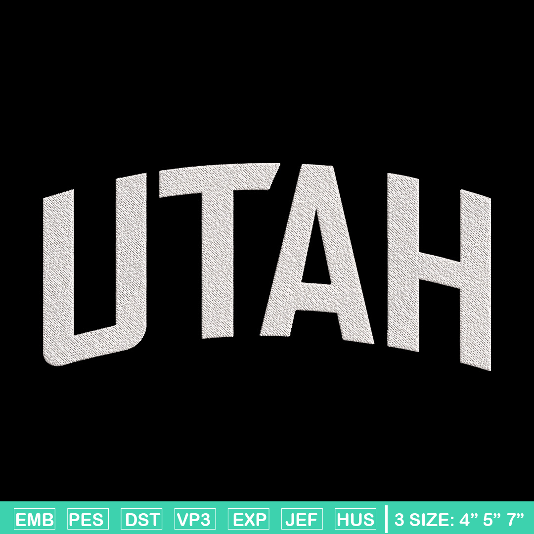 Utah Jazz logo embroidery design, NBA embroidery,Sport embro | Inspire ...
