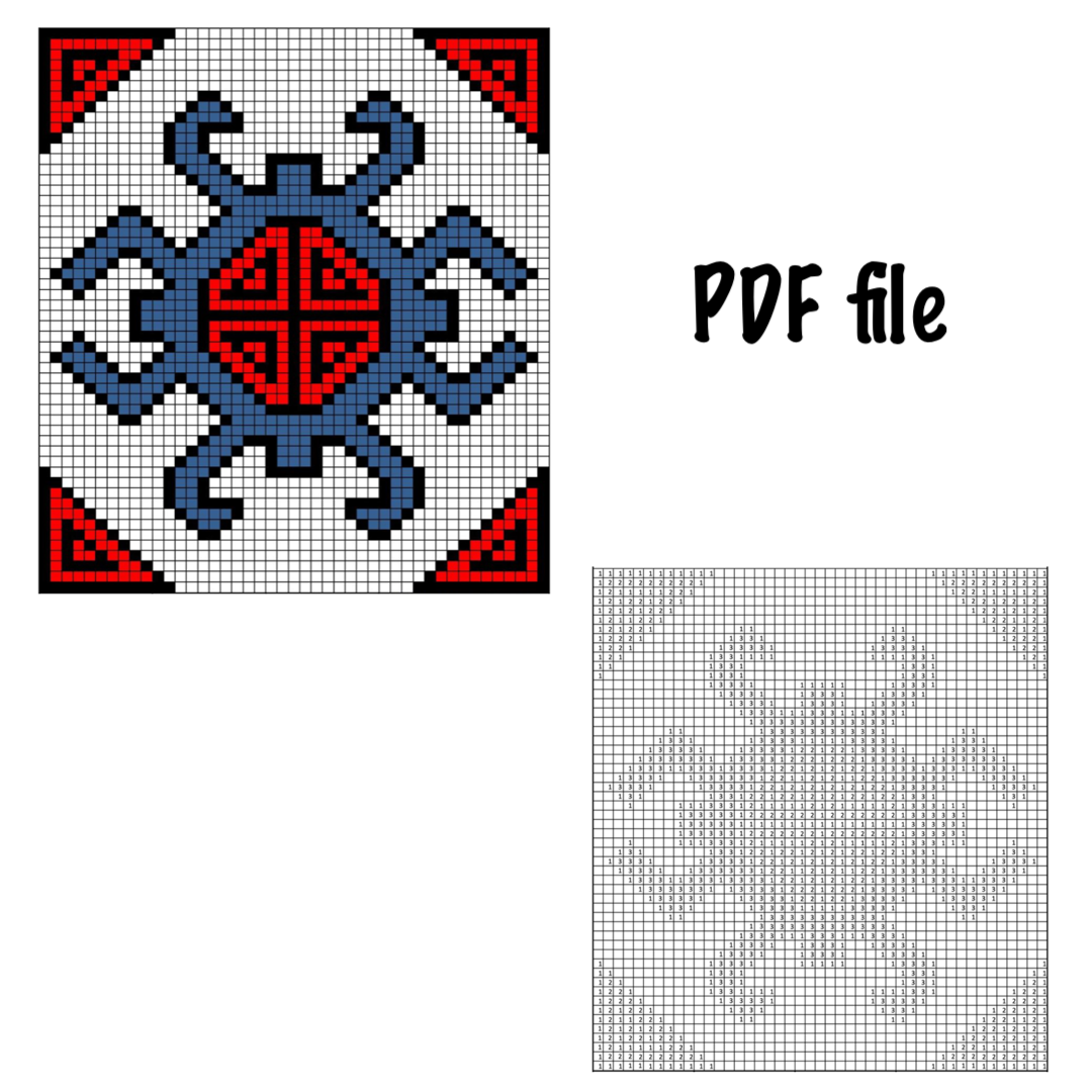 native cross stitch PDF, Pixel Art, coding and pixel paintin | Inspire Uplift
