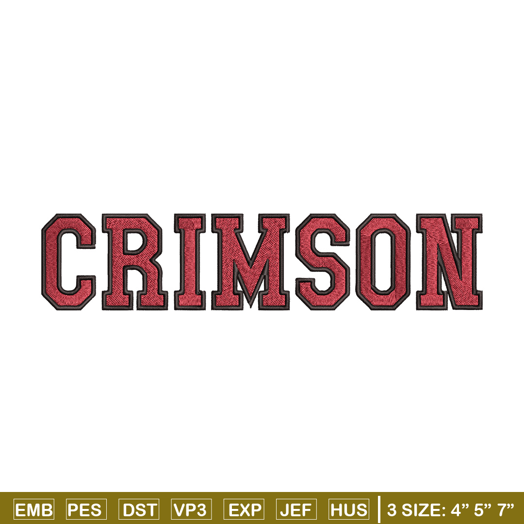 Harvard Crimson logo embroidery design,NCAA embroidery,Sport | Inspire ...