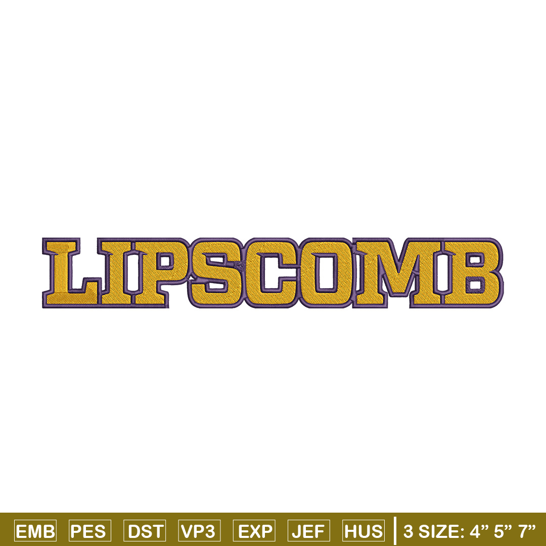 Lipscomb Bisons logo embroidery design, NCAA embroidery,Embr | Inspire ...
