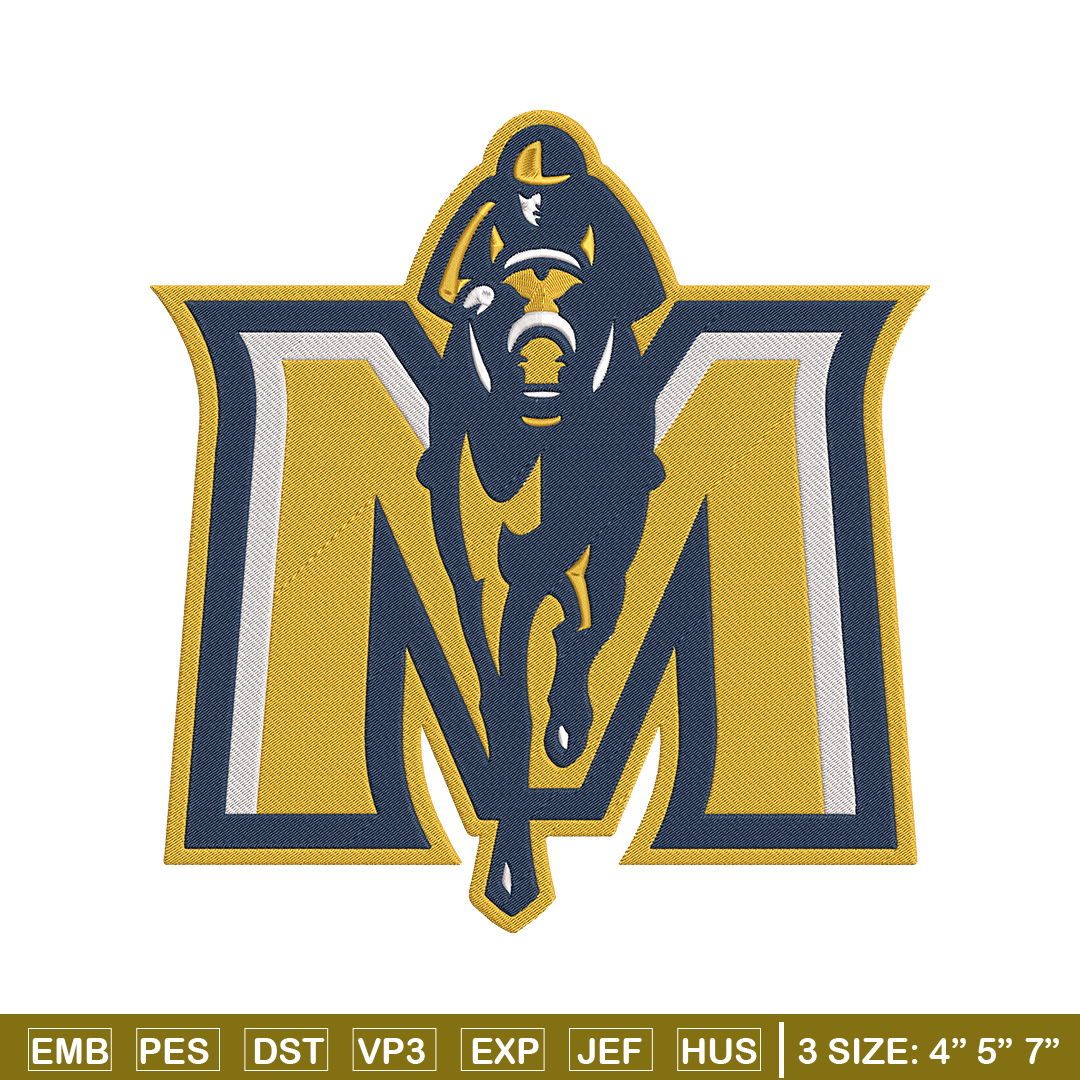 Murray State Racers logo embroidery design, NCAA embroidery, | Inspire ...