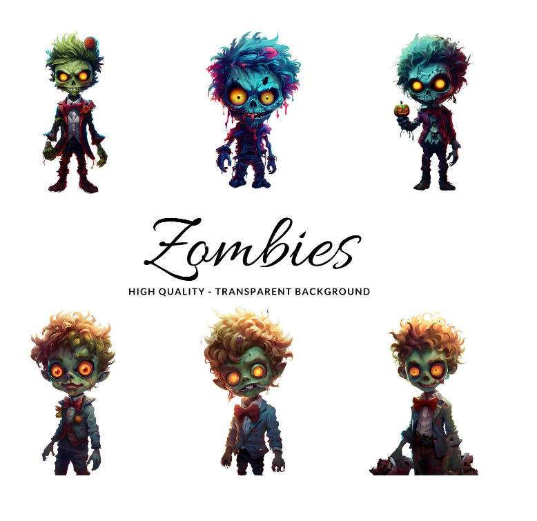 High-Quality Zombie PNG Set - 7 Transparent Background Image | Inspire ...