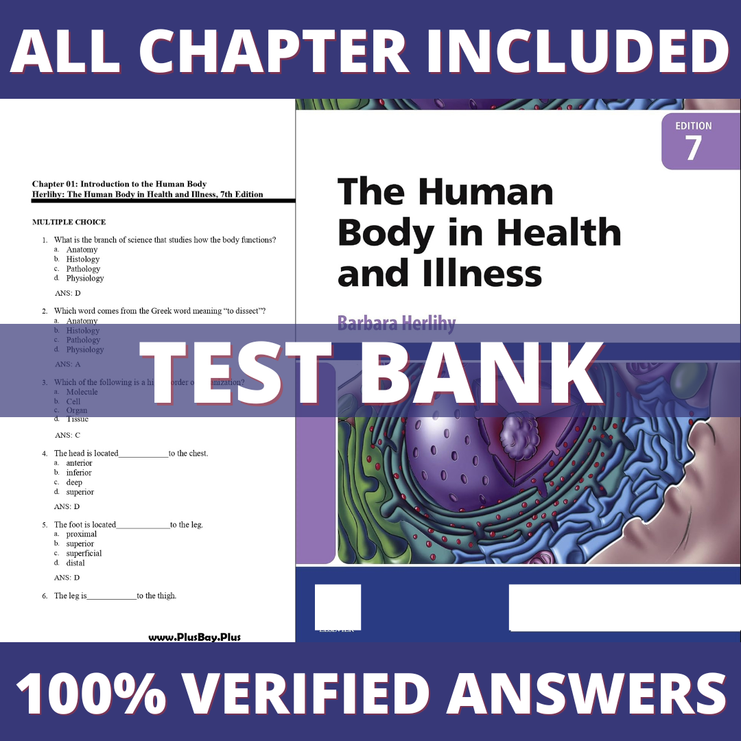 Test bank - The Human Body in Health and Illness 7th Edition | Inspire ...