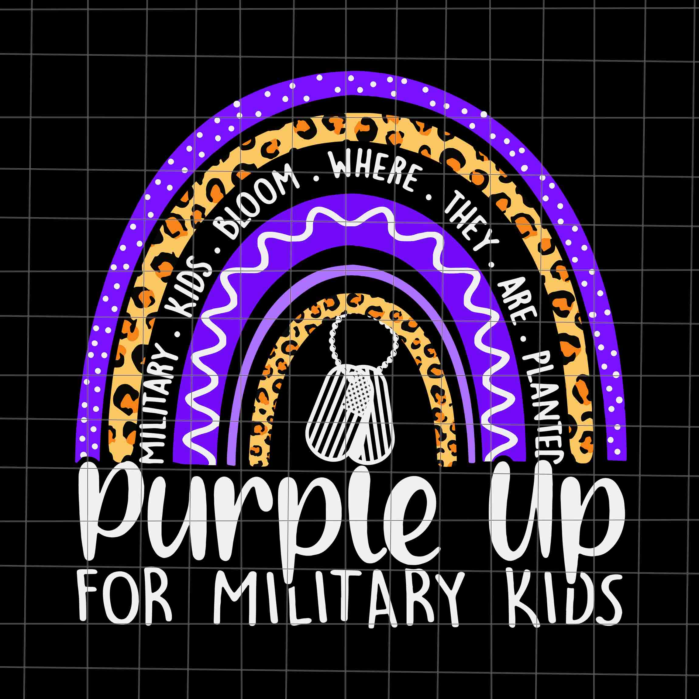 Purple Up For Military Kids Cool Month Of The Military Child | Inspire ...