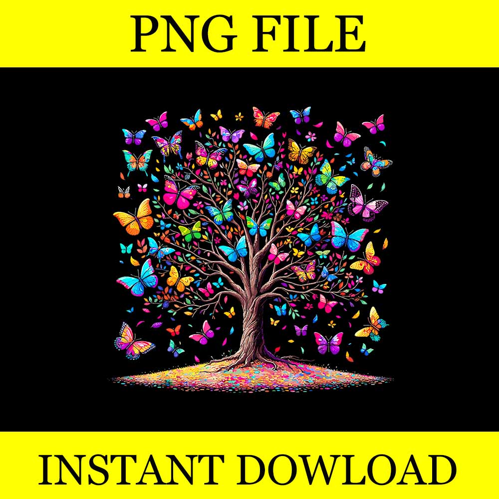 Butterfly Tree Png | Inspire Uplift