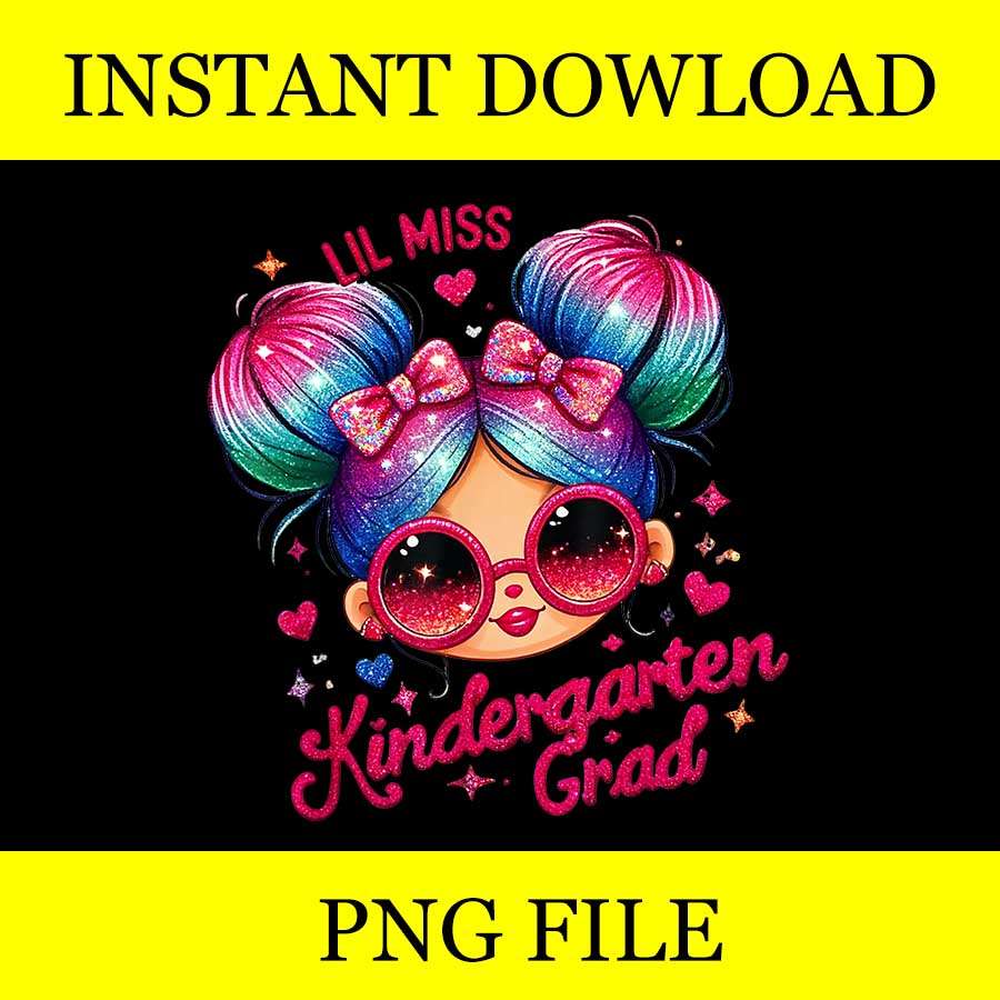 Lil Miss Kindergarten Grad Graduation Last Day Kindergarten | Inspire ...