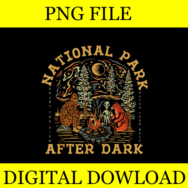 National Park After Dark PNG | Inspire Uplift