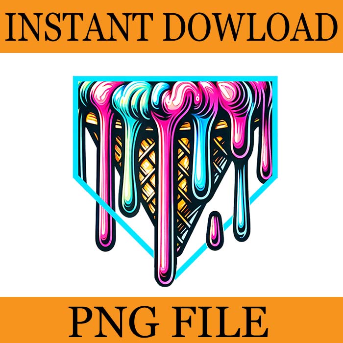 Drip Ice Cream PNG | Inspire Uplift