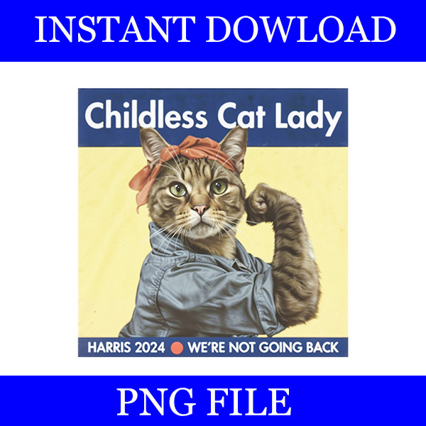 Childless Cat Ladies Vote PNG | Inspire Uplift