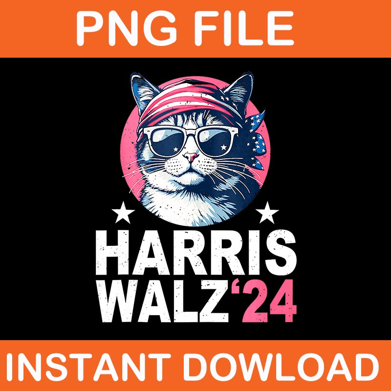 Cat Harris Walz 2024 PNG | Inspire Uplift