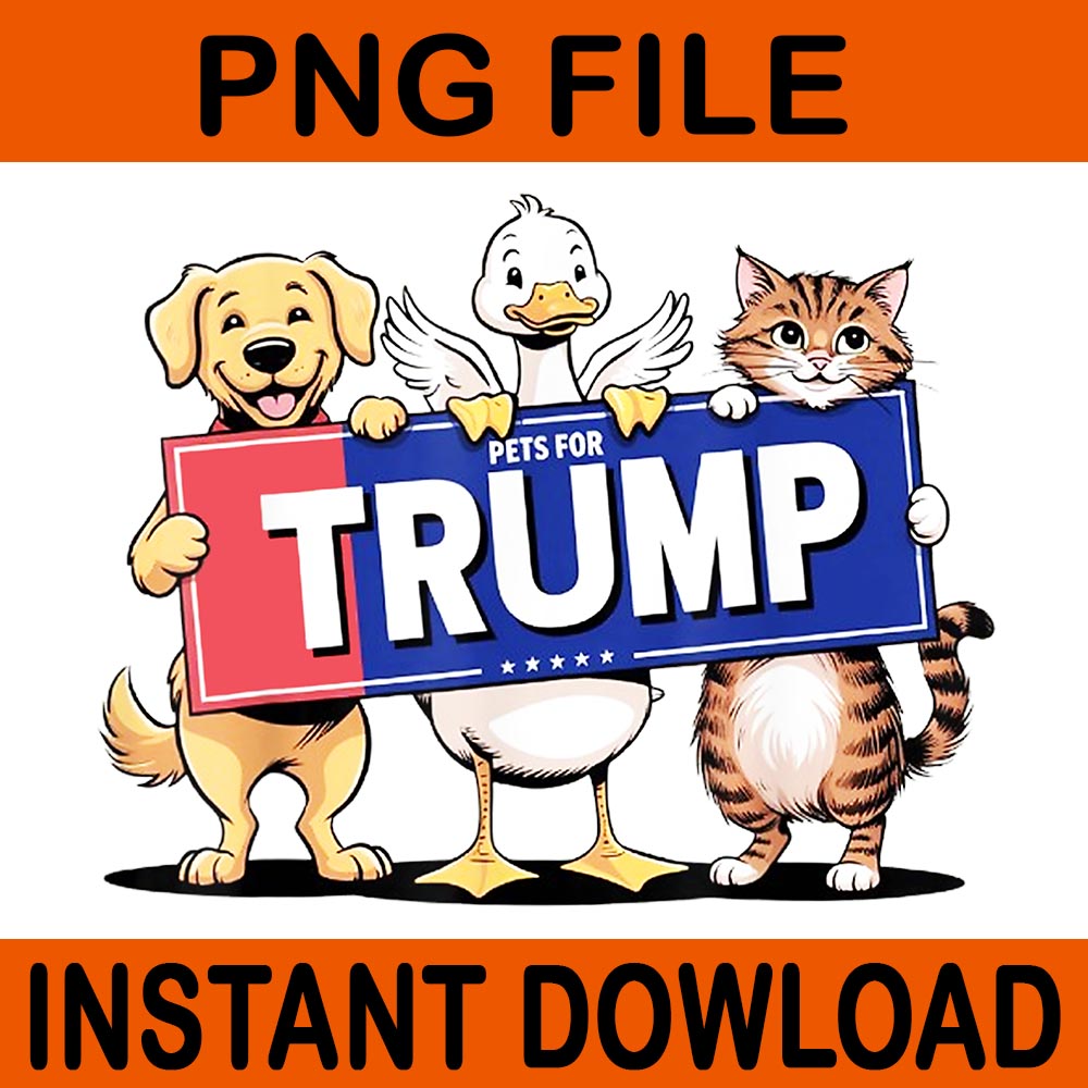 Cat Duck Dog Pets For Trump PNG | Inspire Uplift