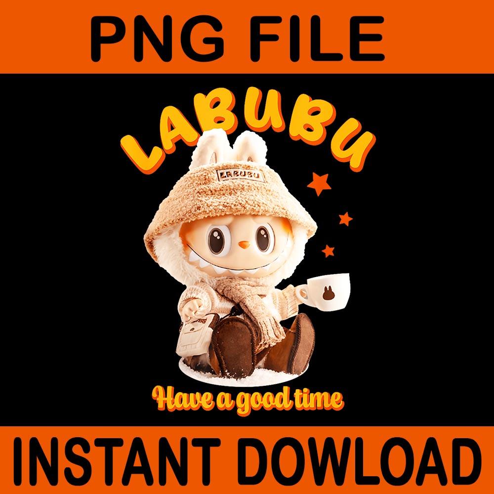 Cute Labubu Classic Pose PNG | Inspire Uplift