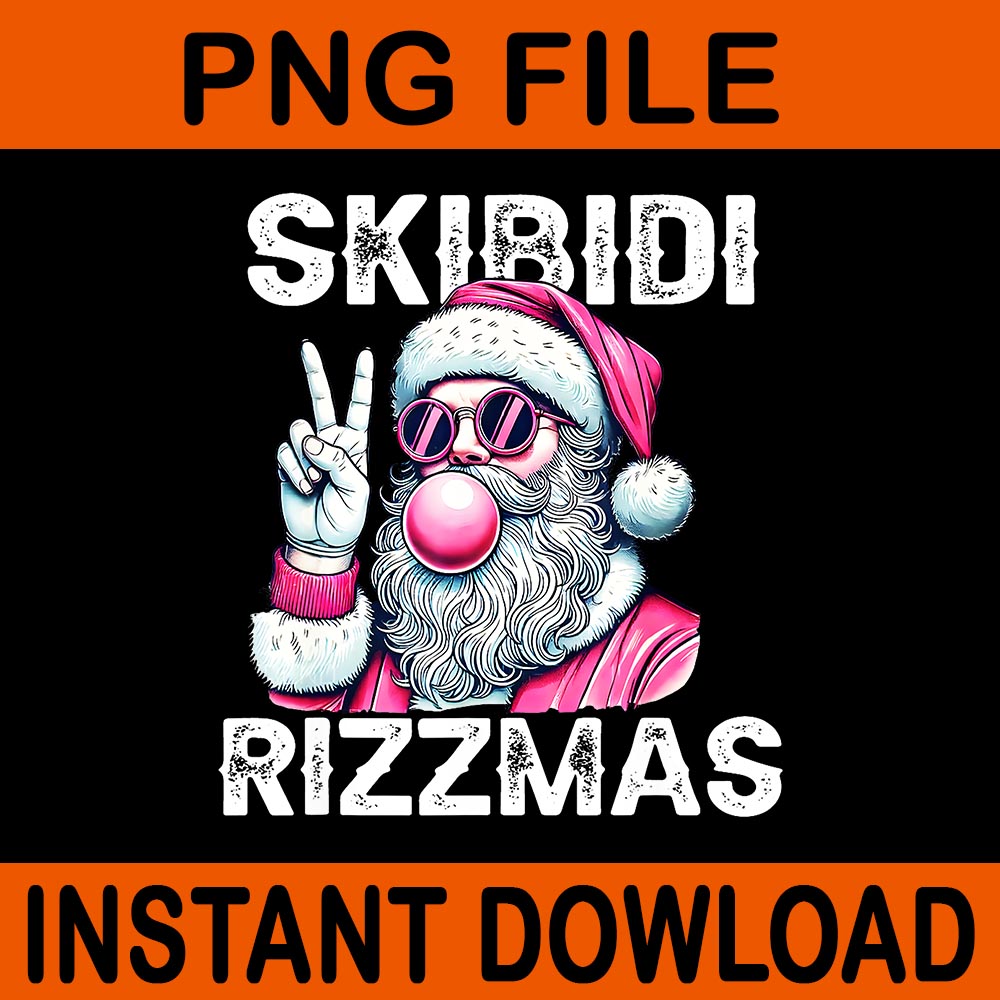 Skibidi Rizzmas Santa PNG, Santa Rizzmas Christmas PNG, Sant | Inspire ...