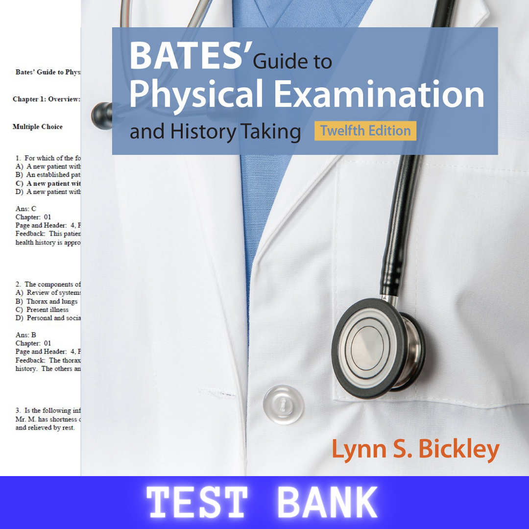 Latest 2024 For Bates Guide to Physical Examination and Hist | Inspire ...
