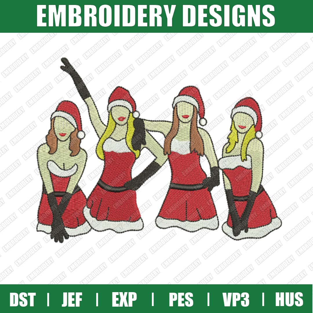 Merry Fetchmas Mean Embroidery Files, Christmas Embroidery D | Inspire ...