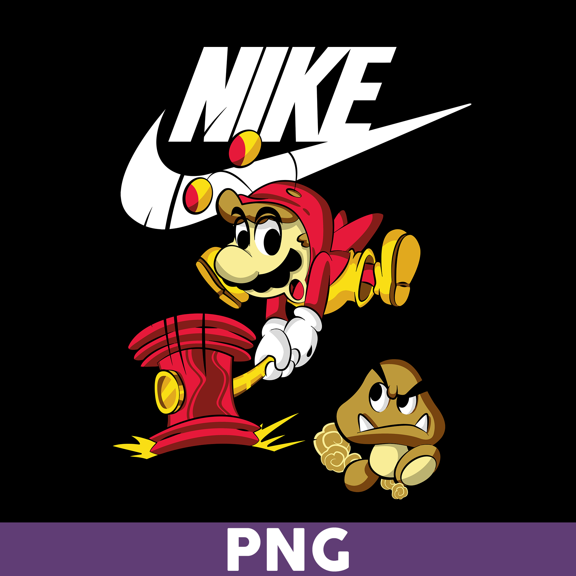 Mario Nike Png, Mario Swoosh Png | Inspire Uplift