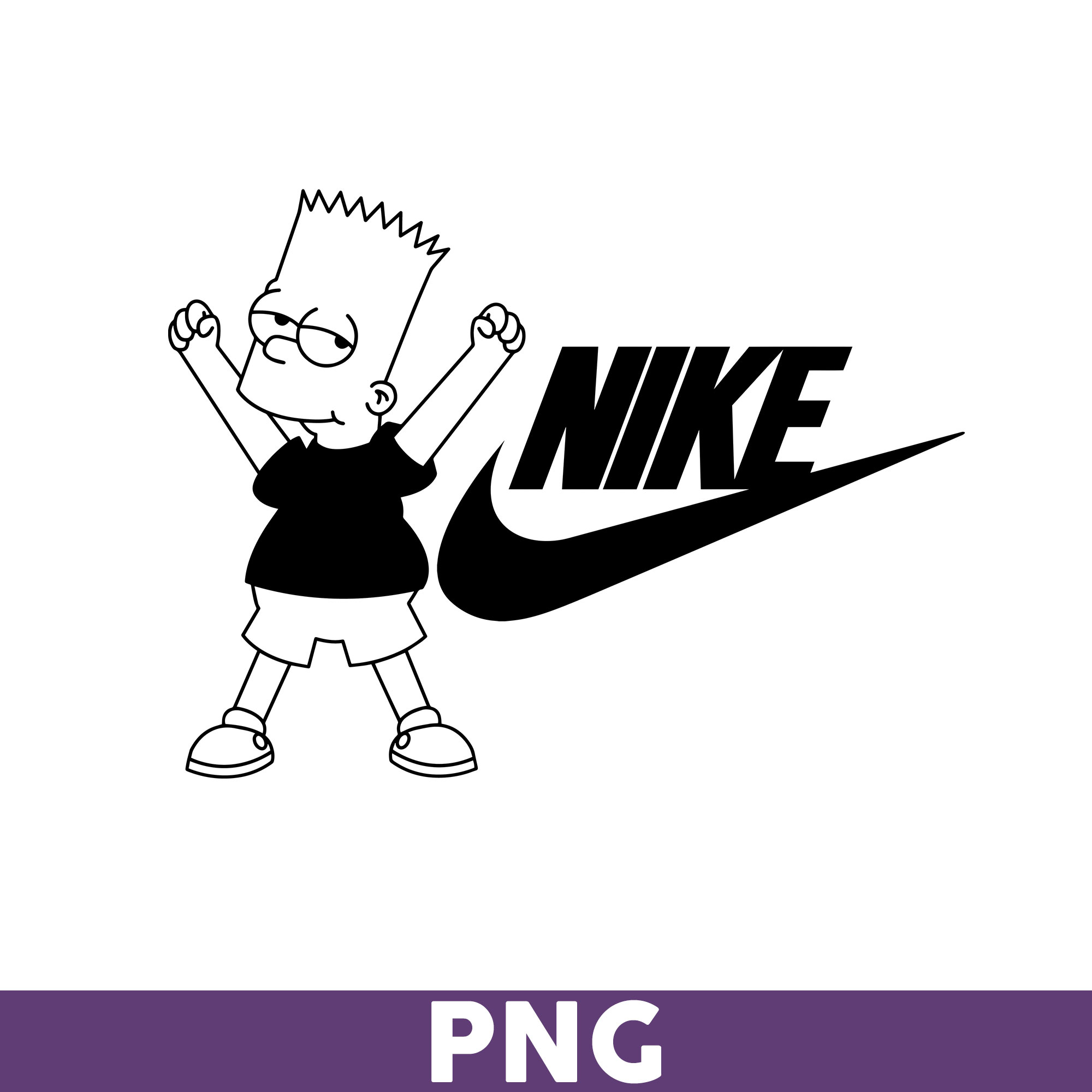 Bart Simpson Nike Png, Nike Logo Png, 11 | Inspire Uplift