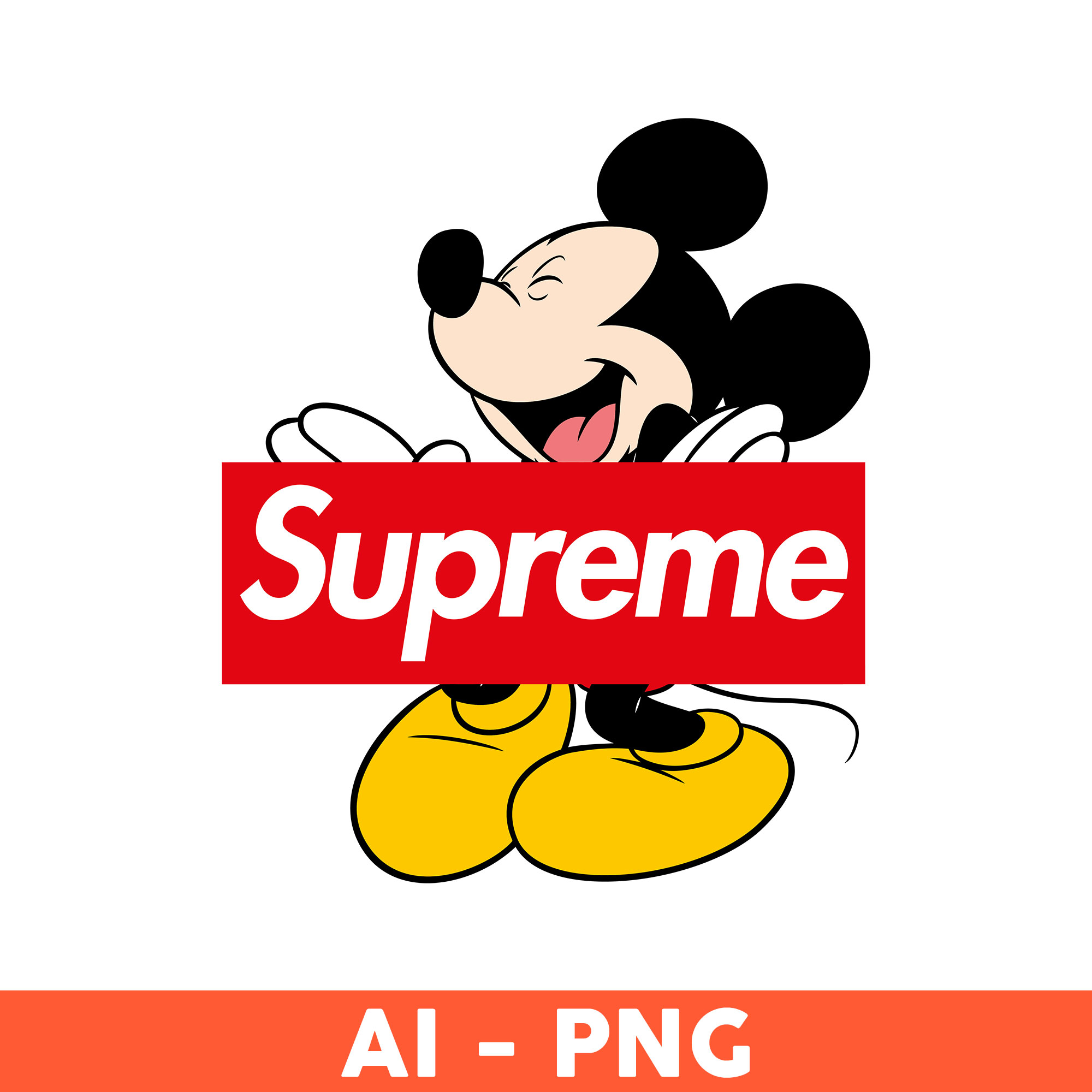Supreme Mickey Mouse Png, Mickey Mouse Png, Disney Png, Logo | Inspire ...