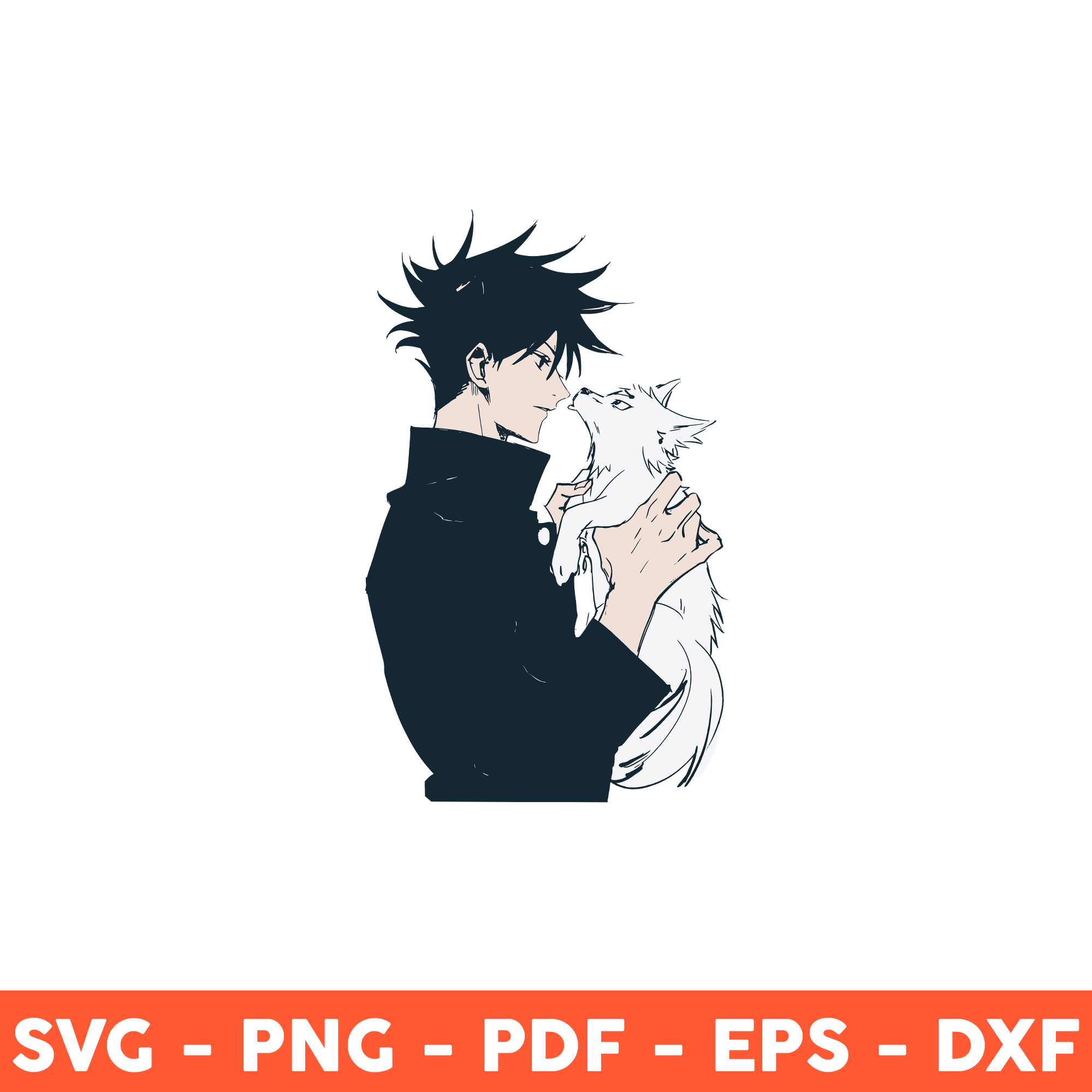 Megumi Fushiguro Svg, Jujutsu Kaisen Svg, Anime Character Sv | Inspire ...