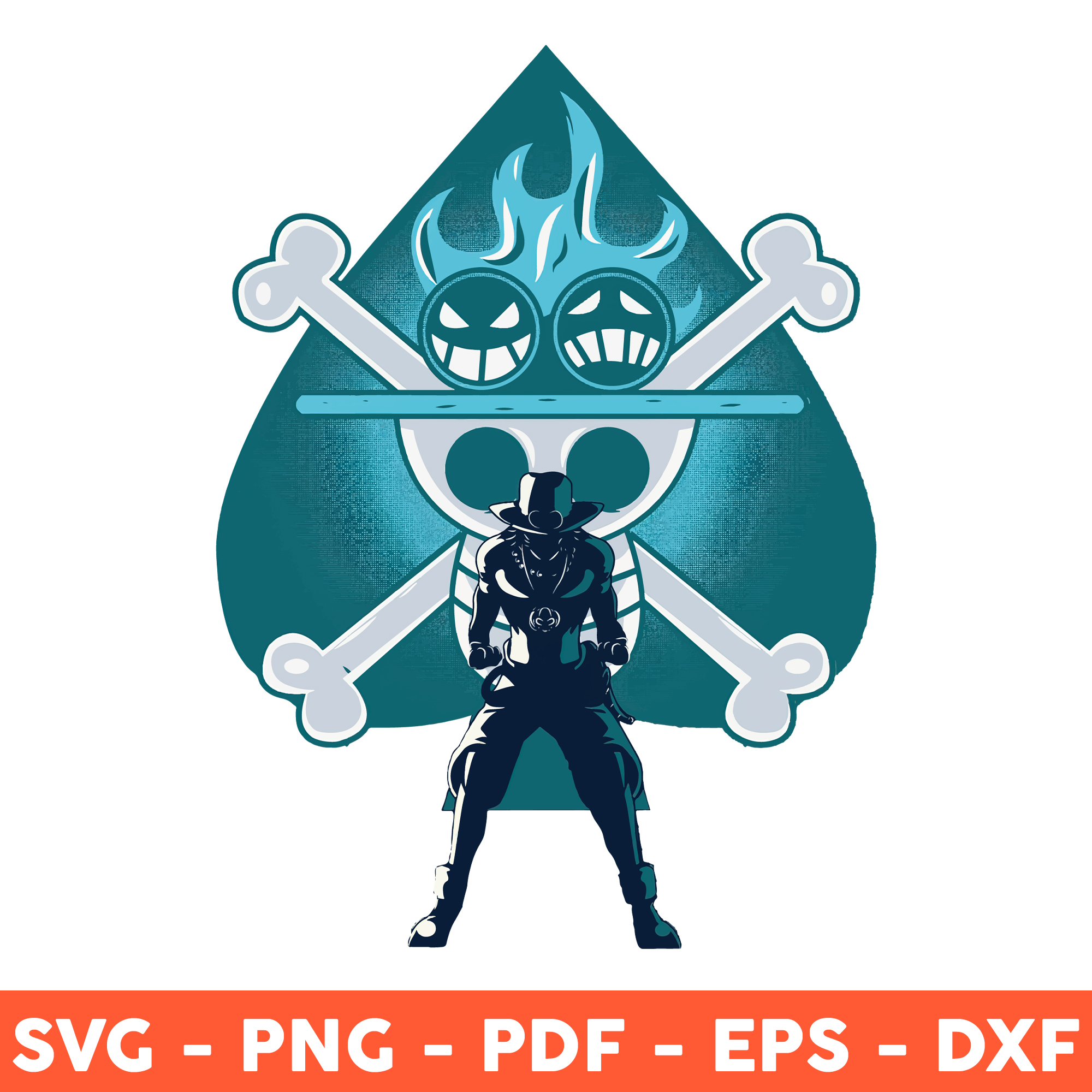 One Piece Trafalgar Law Pirate Svg, One Piece Svg, Anime Svg | Inspire ...