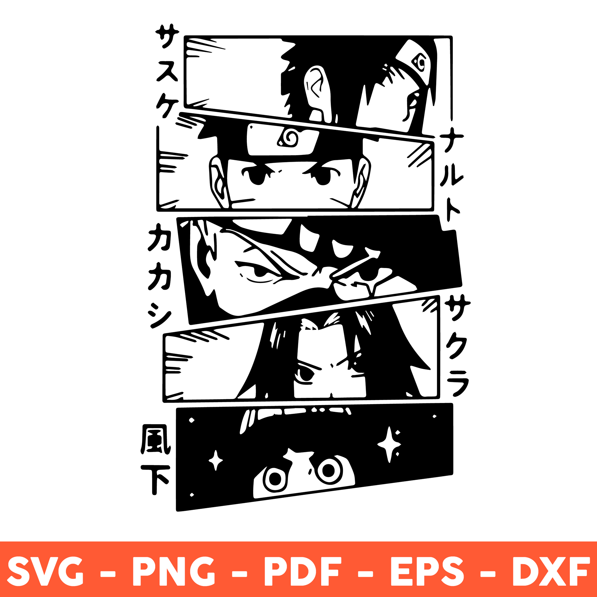 Naruto Svg, Anime Svg, Love Anime Svg, Anime Manga Svg, Mang - Inspire ...