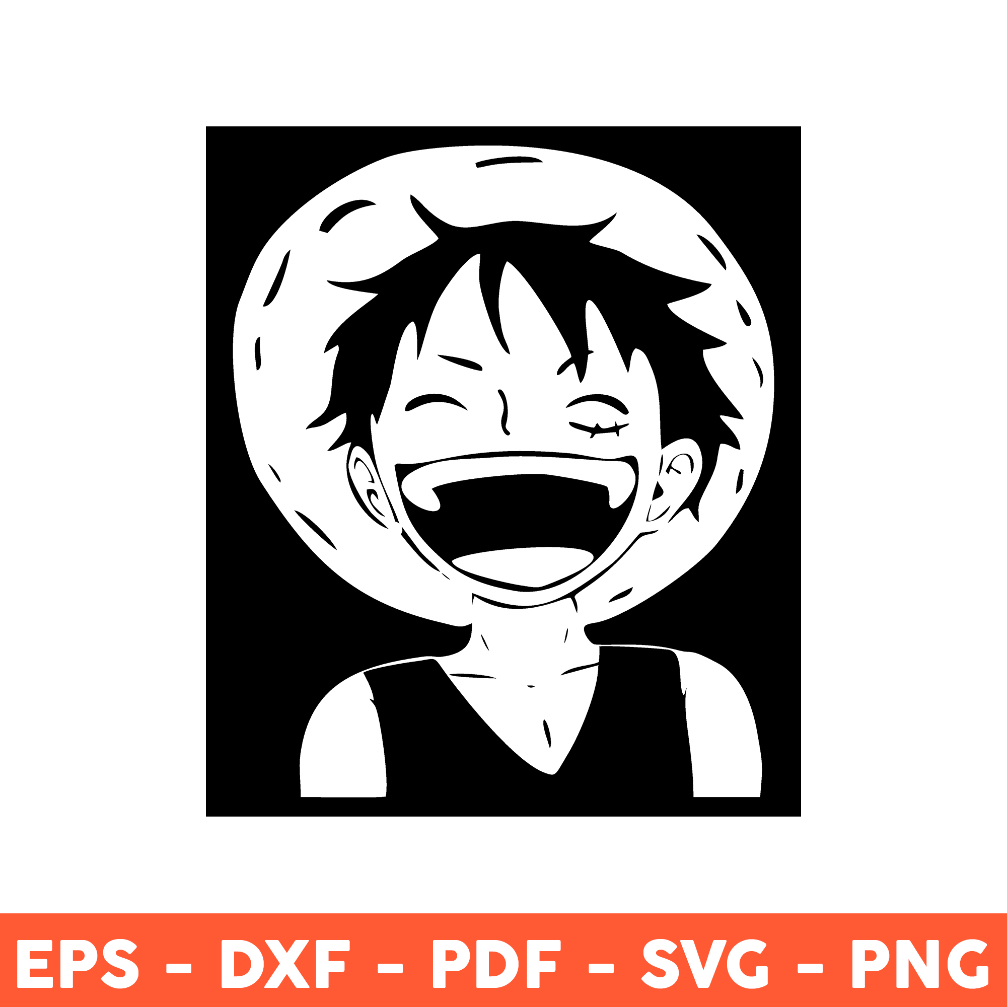 Luffy Smile Svg, Luffy One Piece Svg, Monkey D Luffy Svg Ani | Inspire ...