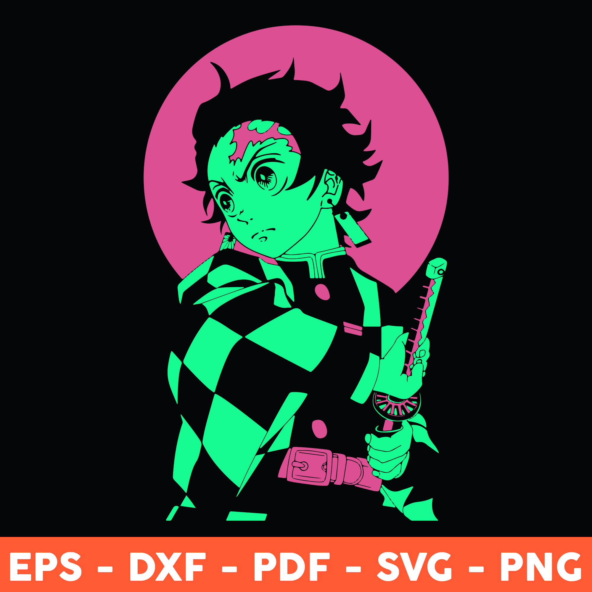 Kamado Tanjiro Svg, Kimetsu No Yai Svg, Demon Slayer Svg, Lo | Inspire ...